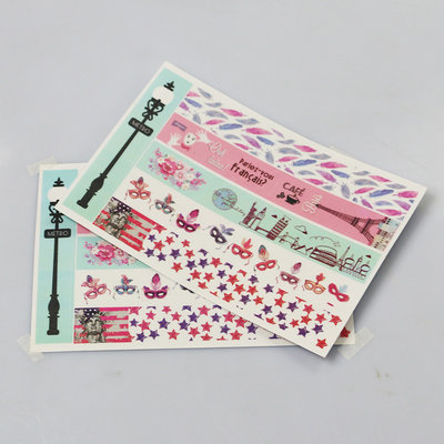 custom printed adhesive tape 2016 new die cut washi tape for diy decoration