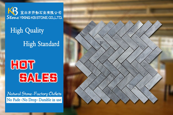 Kb Stone Custom Mosaic Tile China White Athens Grey Cream Marfil