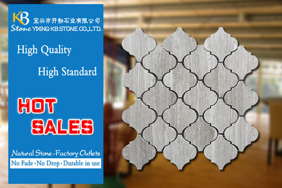 Lantern Mosaic Tiles Terrazzo Polished Porcelain Tiles 2/5 Inch Thickness