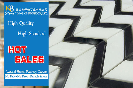 Pure Black China White Marble Polished 12 By 12 Inch Pallet Package