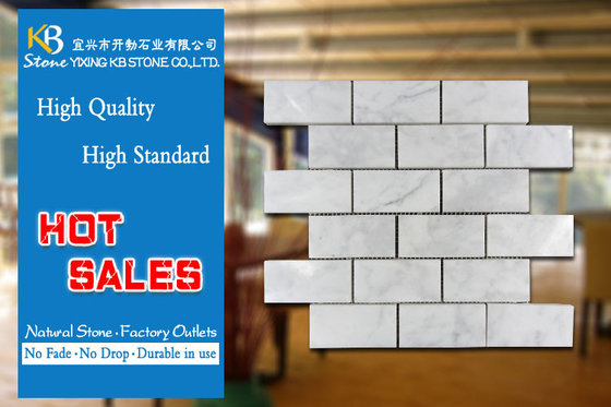 Natural Stone Material 2x4 Polished Small Mosaic Tiles OEM OBM Available