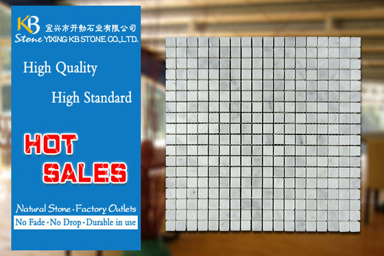 15*15mm Marble Mosaic Tiles Easy Installation Cleaning Non Toxin