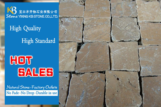 Broken Edge Autumn Yellow Polished Marble Mosaic Tiles Polished
