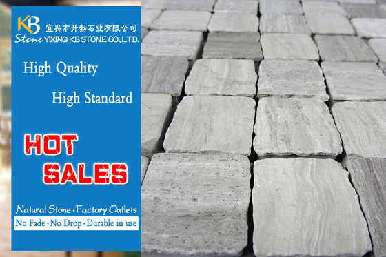Wooden Grey Marble Mosaic Tiles White Marble Tiles KB Stone CE