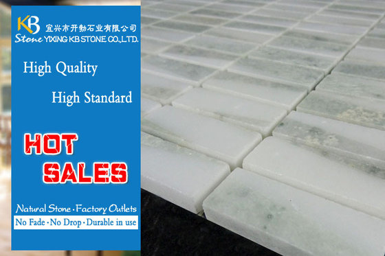 White Veins Rain Forest Green Marble Tile Mosaic Border Tiles
