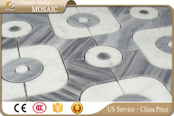 Household customized natural white carrara marble irregular shape