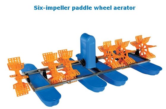 3HPLow Friction Impeller Paddle Water Wheel Aerator with Built-In Protector for Fishpond YC-2.2