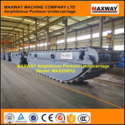MAXWAY Amphibious Pontoons for PC220 , Model: MAX200PU