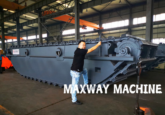 Amphibious Undercarriage for SK200, SK210, CAT320, ZX210 , Model: MAX200PU