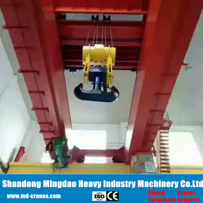 Heavy Load QD Foundry Double Girder Overhead Cranes with Cabin Driving Room supplier