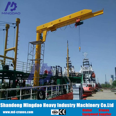 2018 MD Brand Jib Crane with 380v 50Hz Electric Hoist 3ton-5ton supplier