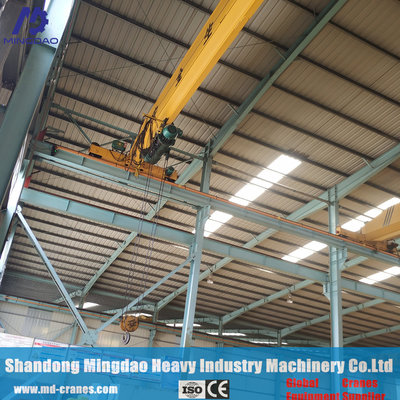 Rail Guider Running Wireless Remote Controlled Single Girder Overhead Crane 5 Ton supplier