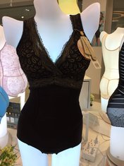 China Sexy  vest style v-neck  bodysuit  for women supplier