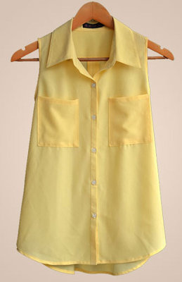 High quality custom shirt Sleeveless shirt for women supplier