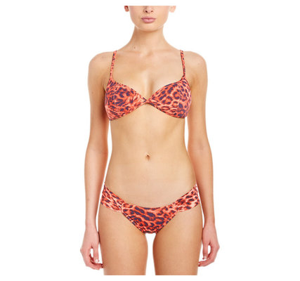 Red leopard print for women bikini high quality supplier
