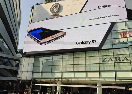 High Brightness P10 Curved LED Display Screen With Curved Cabinet Design