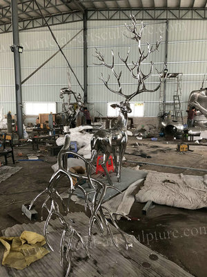 Large Metal Art Sculptures Contemporary Style Metal Sculpture Garden Art
