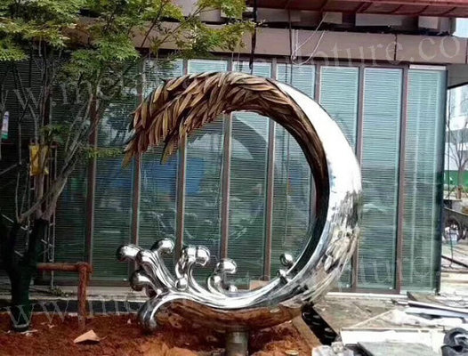 Hotel Decoration Metal Art Sculpture Artificial Style Contemporary Art Statues