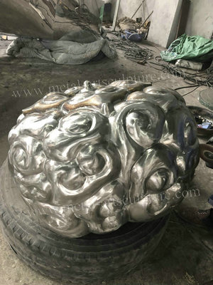 Clay Molds Home Garden Statues And Ornaments Design Ideal Metal Brain Sculpture