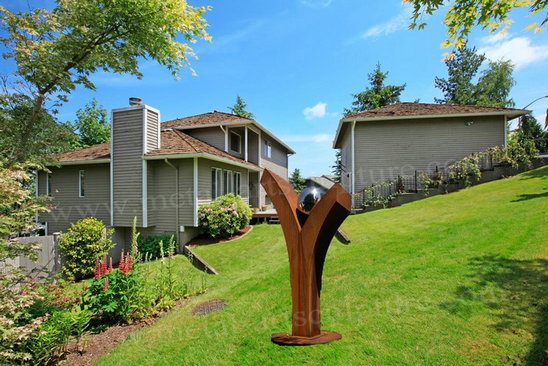 Huge Corten Steel Sculpture Metal Art Design As Outdoor Decoration For Garden Ornaments
