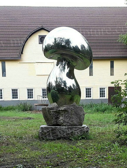 316L Stainless Steel Garden Art Sculpture , Metal Yard Sculptures For Garden Ornaments
