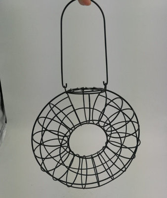 Hanging Metal Fat Ball Ring Feeder For Wild Bird