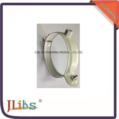 Galvanised Steel 0.7mm - 1.2mm Pipe Saddle Clamp With Riveted Nut
