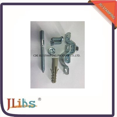 Customized Galvanized Steel Industrial Pipe Clamps With Plastic Anchor