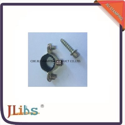 Iron Sheet Material Pipe Fitting Clamps M7 Withinner Rubber with Screw
