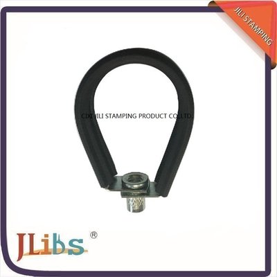 Carbon Steel Hanging Pipe Clamps / Pipe Hanging Brackets With Epdm Rubber