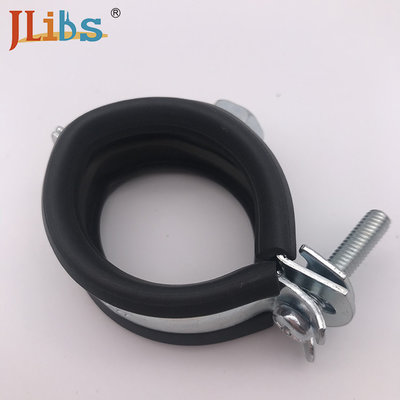 EPDM Rubber Galvanized Pipe Clamp Fittings With Single / Double Mount