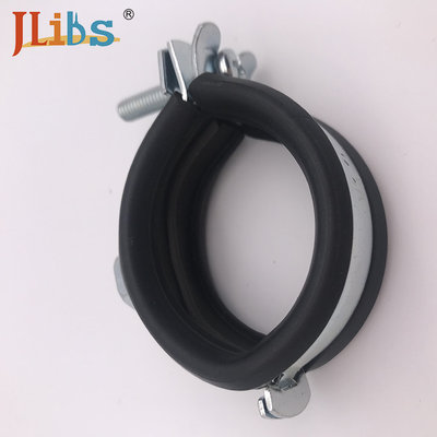 Carbon Steel / Stainless Steel Galvanised Tube Clamps , Thickness 1.8-2.0mm