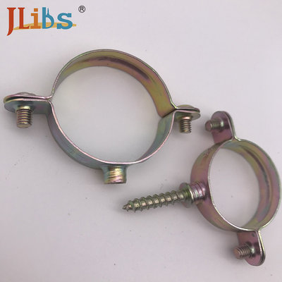 Wall Mount Scaffolding Metal Pipe Clips Industrial Pipe Clamps One Side Open