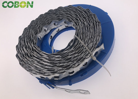 Rounded Metal Fixing Band HVAC Duct Fasten Banding Cable Trunking Ducting