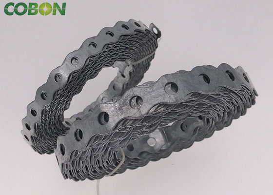 Single Side Bracket Metal Fixing Band With Holes Galvanized Plate