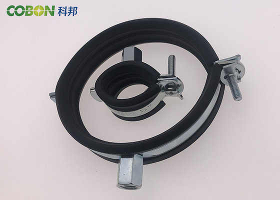 Welding Rubber Pipe Clips Carbon Steel St12 Material For Heating Pipeline