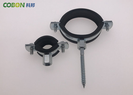 High Pressure Cast Iron Pipe Clamps Zinc Plating  Paint Spraying Surface