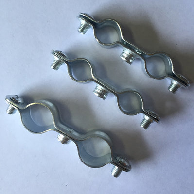 High Performance Double Ring Clamp , Circular Clamp Ring M6 Nut 107018
