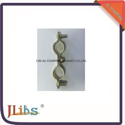 M6 Superfines Carbon Steel Pipe Clamps , Thickness 12mm-15mm