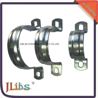 Zinc Galvanized Quick Release Tube Clamp , Hydraulic Vertical Metal Pipe Brackets
