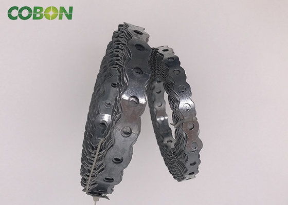 Single Side Bracket Metal Fixing Band With Holes Galvanized Plate
