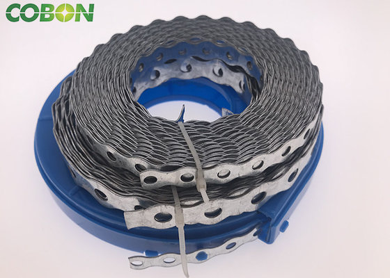 Durable Pre - Drilled Metal Fixing Band Customized 12X0.8X10 M