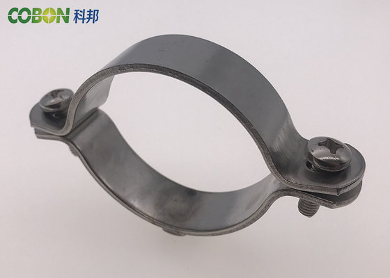 Electro Zinc Plated Cast Iron Pipe Clamps With Hanger Bolt Stainless Steel