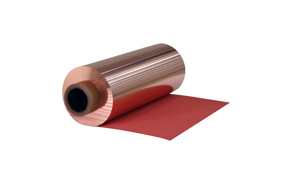 10um Lithium Battery Copper Foil Roll , RA Double Shiny Thin Copper Foil