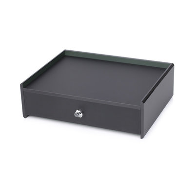 Free sample new design blackish green PMMA acrylic hotel bed tray