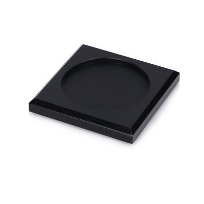 Free sample 240*125*65mm black oblong hotel  tissue box cover