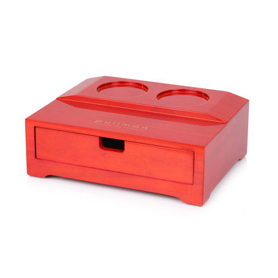 Free sample hotel red acacia wooden serving tray for room