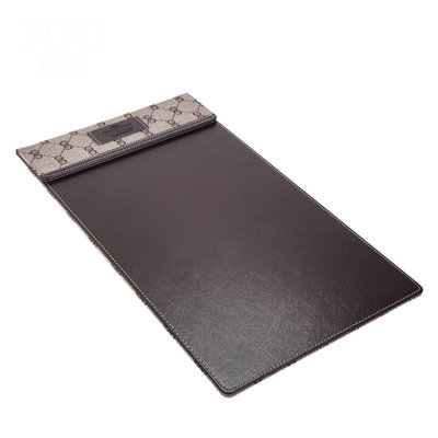 Free sample china manufacturer 5-star hotel real leather office desk pad