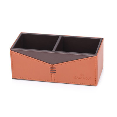 400*300*80mm hotel guestroom faux leather shoe tray