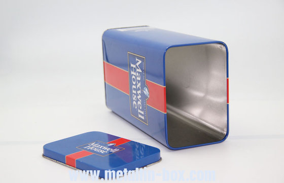 CYMK Aluminum Small Powder / Chocolate Tin Box With Logo SGS ROHS